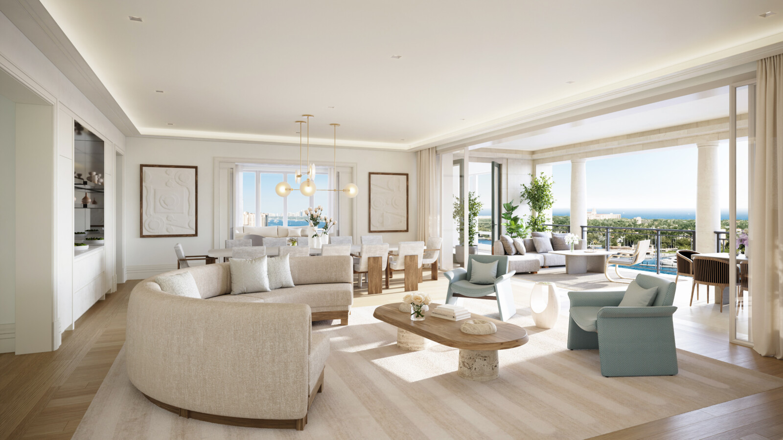 A First Look at South Flagler House, Luxury Condominium Towers ...